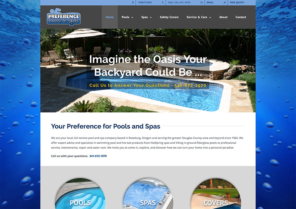 Fiberglass Pools - Preference Pools & Spas LLC
